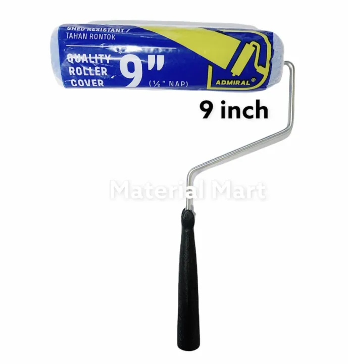 Kuas Roll Admiral 9 Inch | Kuas Cat Tembok Dinding 9" | Paint Roller Rol | Material Mart ...