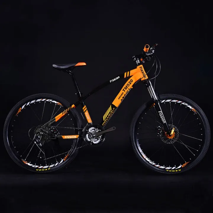 Mountain Bike Double Disc Brake 26 Inch 27 Speed Shift Shock Aluminum ...