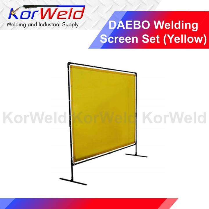 Welding screen Set w/ stand - Yellow | Lazada PH