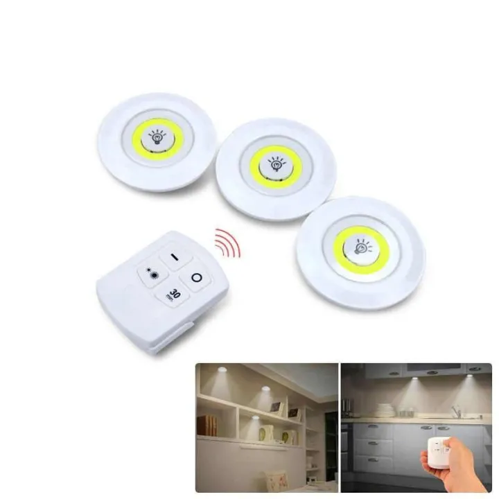 FS 3 Pieces LED Light with Remote Control Emergency Light | Lazada PH