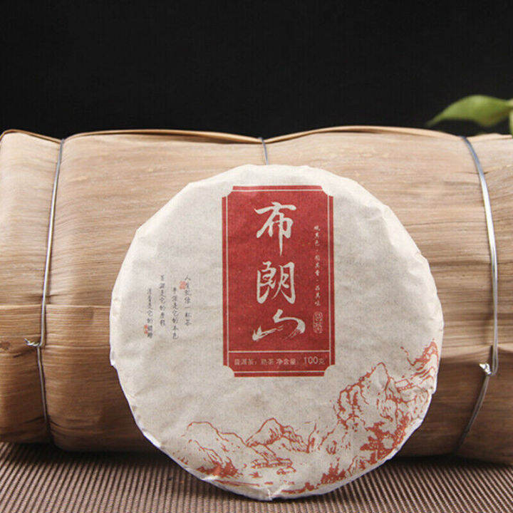 Meng Hai Aged Tree Puer Black Tea 100g Yunnan Ripe Pu-Erh Tea Healthy ...