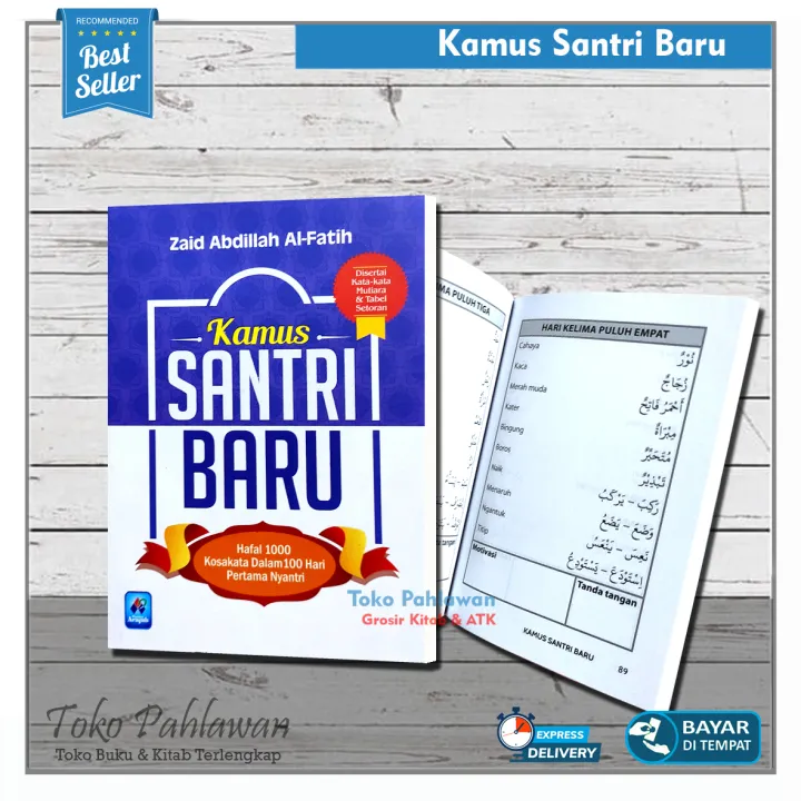 Kamus Santri Baru Ukuran Buku Saku Hafal 1000 Kosa Kata Pesantren dalam ...