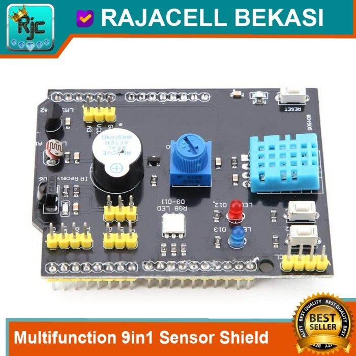 Multifunction 9in1 Sensor Shield LM35 DHT11 LDR IR LED for Uno Wemos | Lazada Indonesia