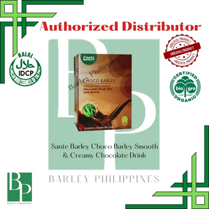 Sante Barley Choco Barley Smooth & Creamy Chocolate Drink Mix (15 gms x ...