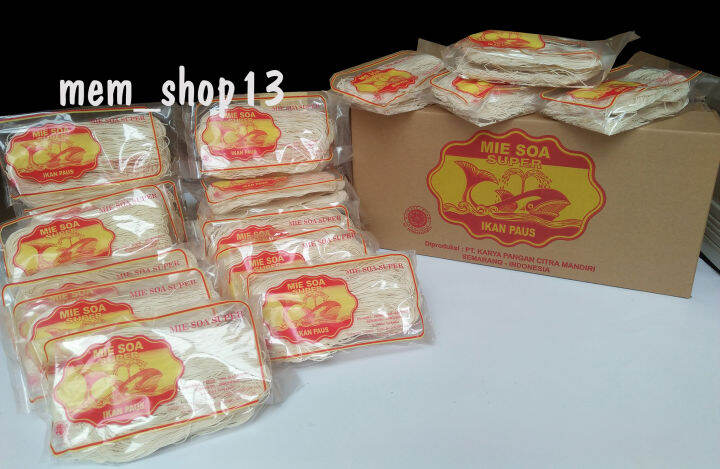 Miesoa Misoa Kuah Super Ikan Paus (1 Dos isi 24) | Lazada Indonesia