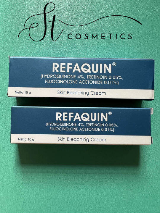 Refaquin Cream 10g | 15g Hydroquinone 4% Tretinoin Fluocinolone Acetonide | Lazada PH
