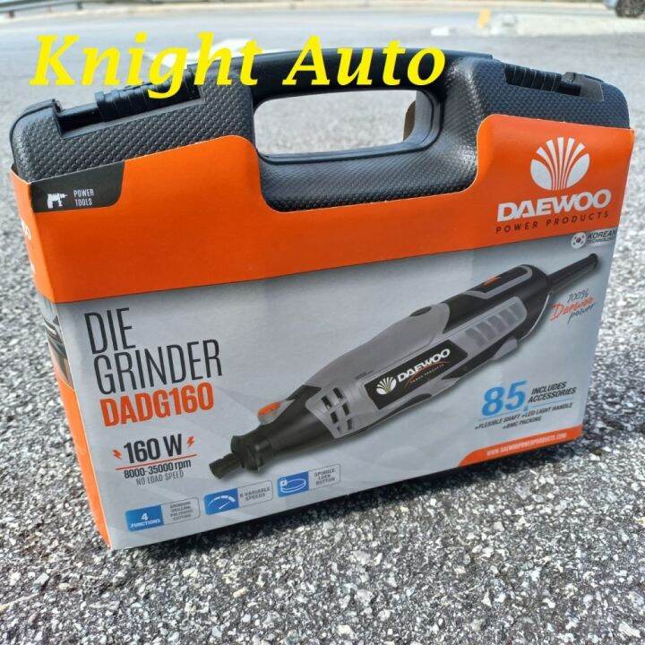 Daewoo 160W Mini Die Grinder DADG160 | Rotary Tool Set | Grinding ...