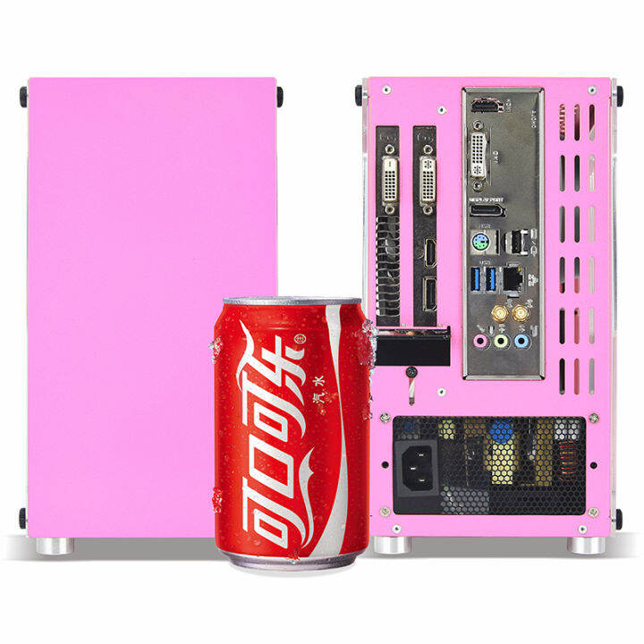 Cool fish T40 mini itx small chassis portable mini computer acrylic ...