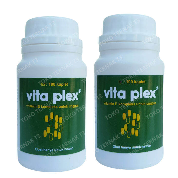 VITA PLEX 100 KAPLET - Vitamin Unggas Ayam Burung Lengkap Vitaplex ...