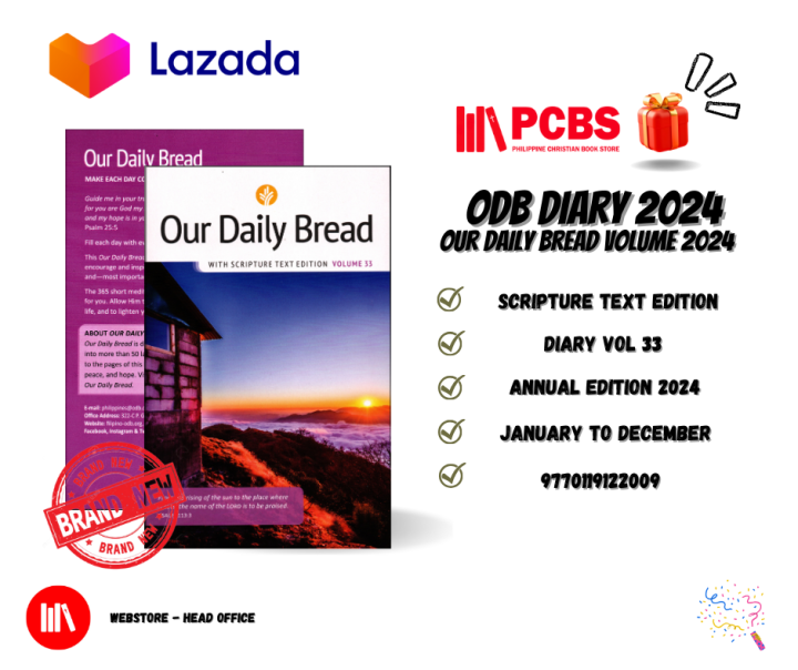 PCBS Our Daily Bread 2024 Volume 33 BIG (WITH SCRIPTURE TEXT EDITION ...