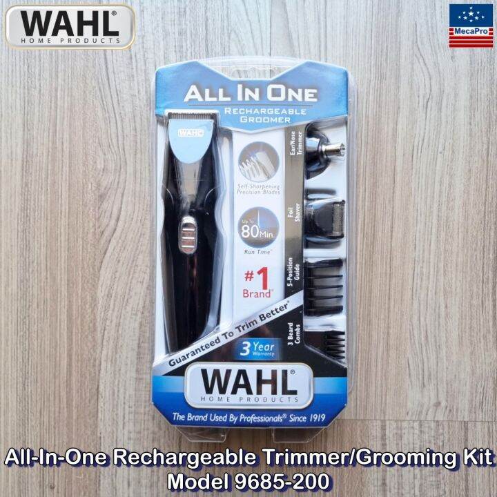 Wahl® All-In-One Rechargeable Trimmer/Grooming Kit Model 9685-200 ...