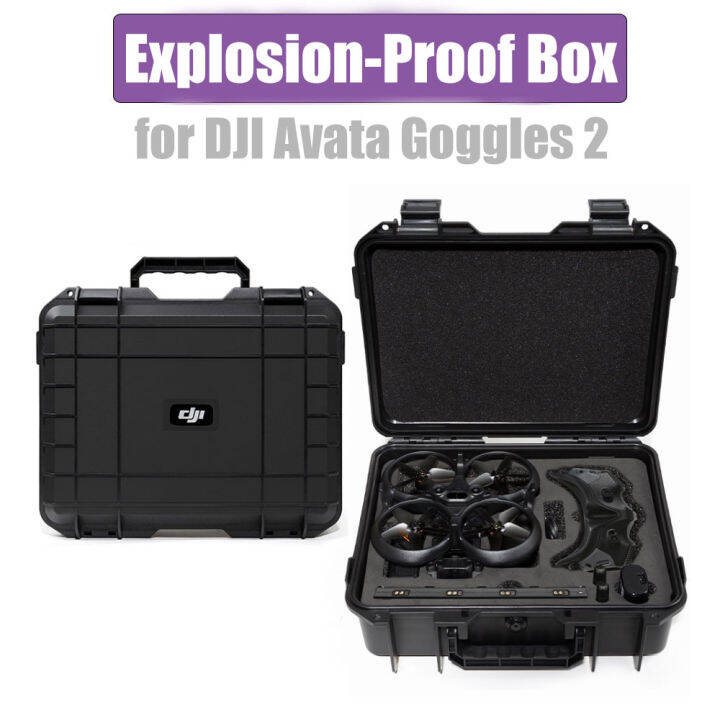 สำหรับ DJI Avata กล่องป้องกันการระเบิด Hard Shell Storage Case แบบพกพา ... สำหรับ DJI Avata กล่องป้องกันการระเบิด Hard Shell Storage Case แบบพกพา ...