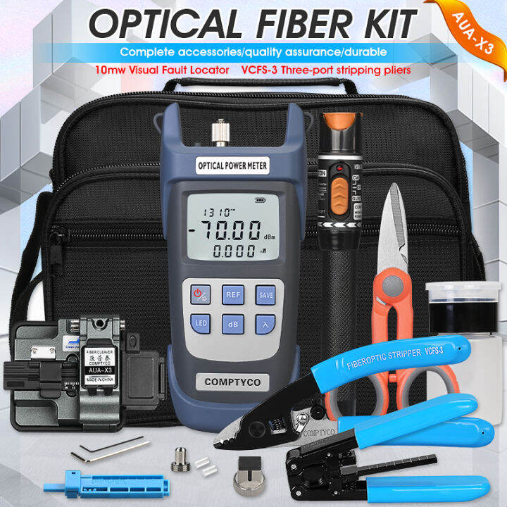 Comptyco FTTH Optical Fiber kit with - 50 ~ + 26+dBm optical fiber ...