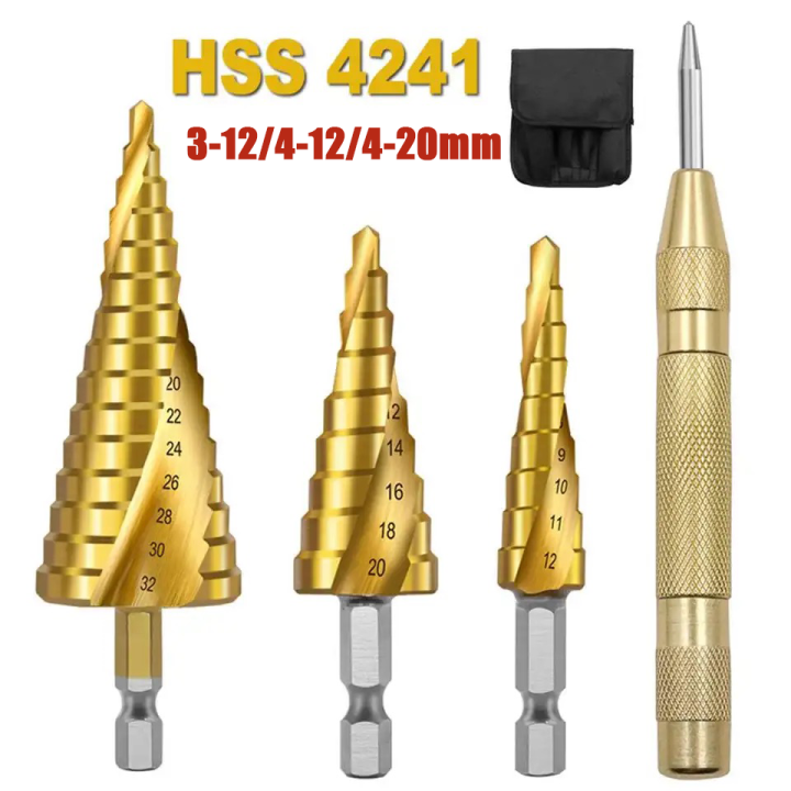 【Original+24hours delivery】3 pcs Drill Bit HSS High Speed Steel ...