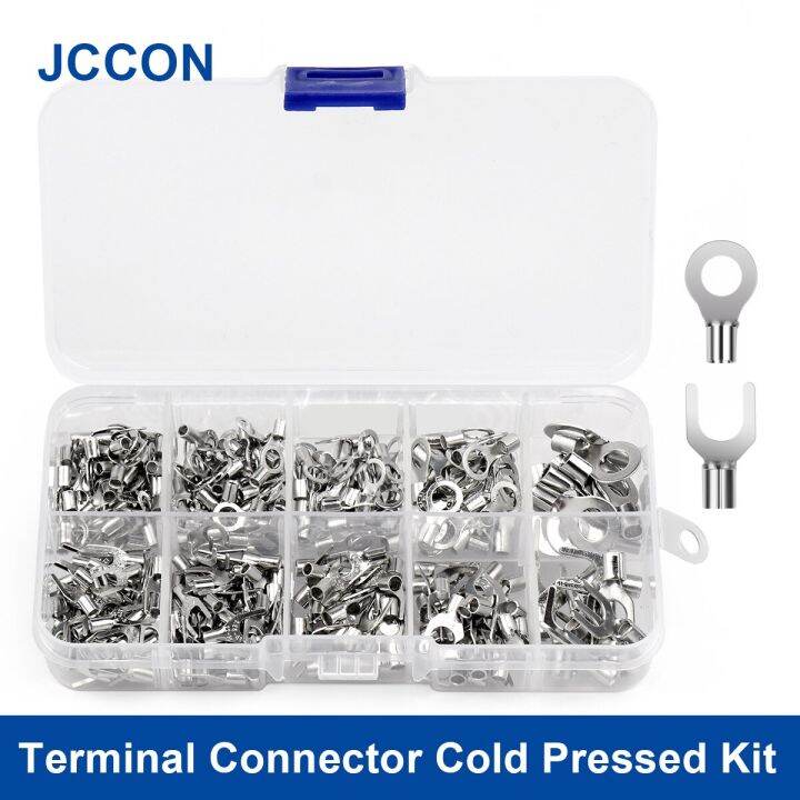 320Pcs/Box Terminal Connector Cold Pressed Assorted Kit OT/UT Crimp ...