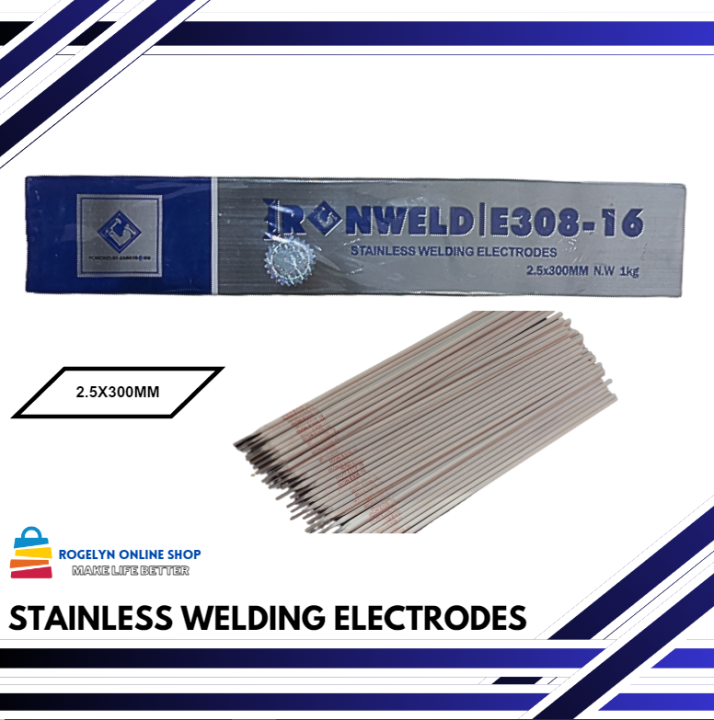 (1KG)STAINLESS WELDING ELECTRODES, WELDING ROD E308-16 IRONWELD - BFL ...