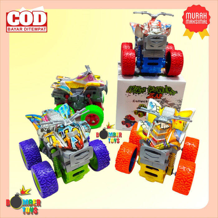 Mainan Anak Mobil Zap ATV Monster Grafitti Decal 4WD Off Road Trail ...