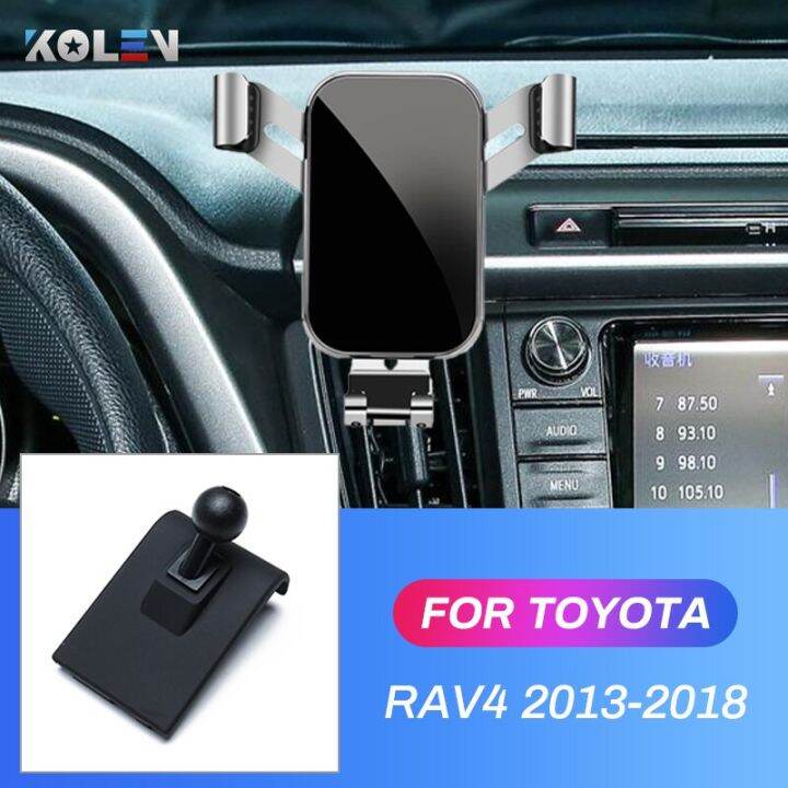 [Hot K] Car Mobile Phone Holder For Toyota RAV4 2013 2014 2015 2016 ...