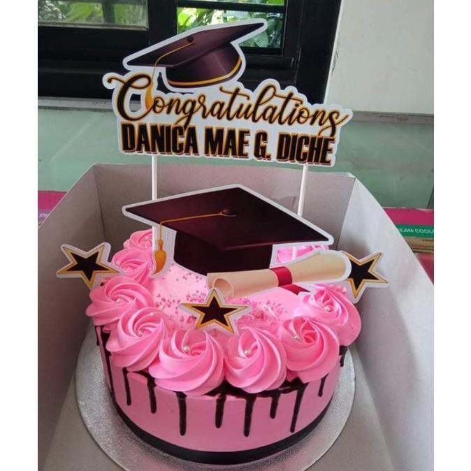 Graduation theme cake topper | Lazada PH