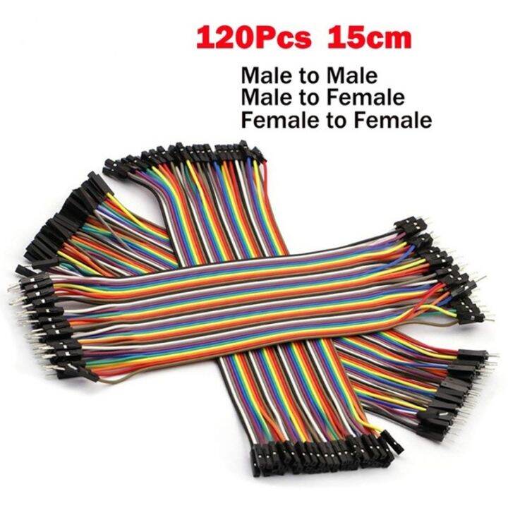 Jumper Wire Connector Dupont Cable Arduino - Dupont Line 15cm 40pin ...