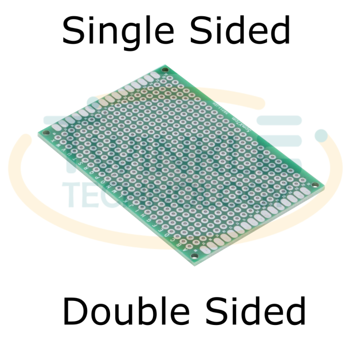 PCB Green Single Sided / Double Sided Prototype PCB Tinned Universal ...