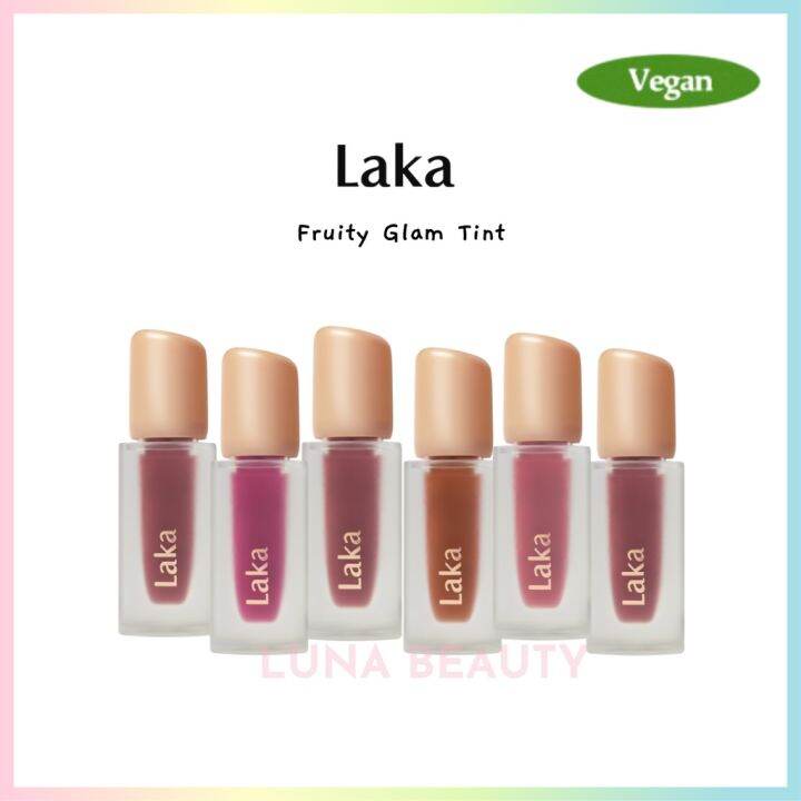 [Laka] Fruity Glam Tint 4.5g-20 colours Really Long Lasting Water Gloss Lip | Lazada PH