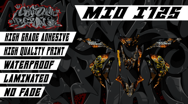 Yamaha Mio i125 Decals Set (Bumblebee) | Lazada PH