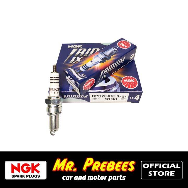 NGK Spark Plug Iridium IX (CPR7EAIX-9) For Click Vulcan RaiderJ115 - 100 Original | Lazada PH