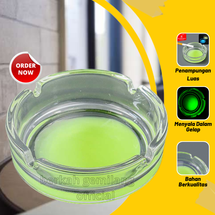 Asbak Rokok Glow in The Dark, Asbak, Asbak Rokok menyala Dalam Gelap ...