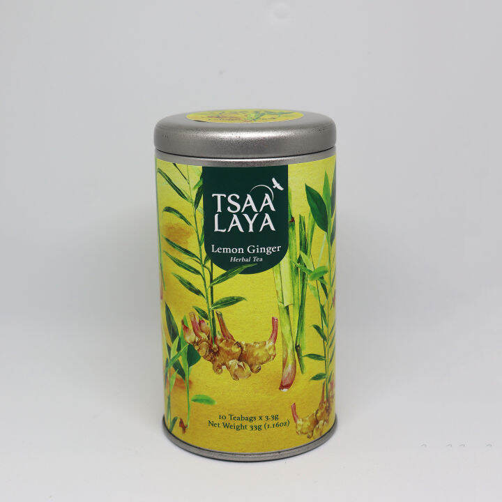 Tsaa Laya: Lemon Ginger Tea - Canister of 10 Teabags | Lazada PH