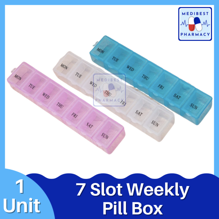 [READY STOCK] Weekly Pill Organizer 7 Days Pill Box Bekas Ubat ...