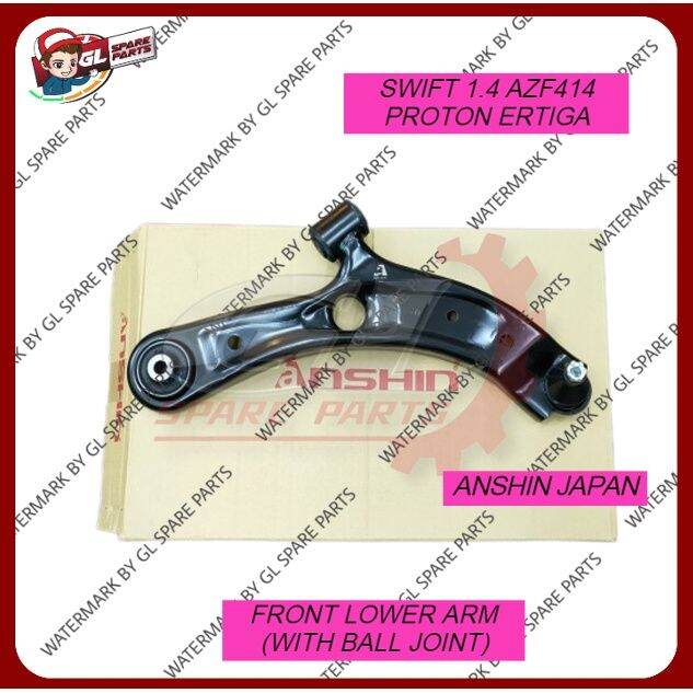 FRONT LOWER ARM SUZUKI SWIFT 1.4 AZF414 PROTON ERTIGA (ANSHIN JAPAN ...