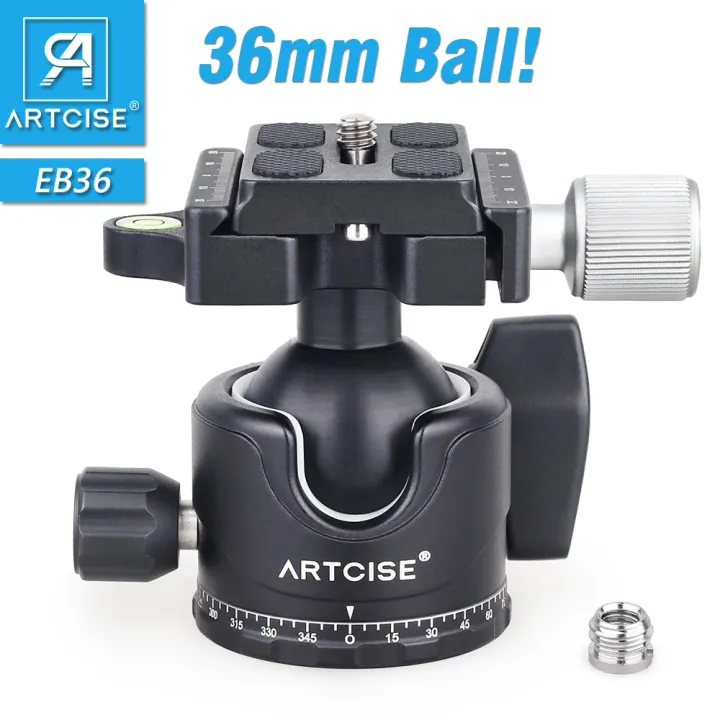 ARTCISE EB36 Tripod Ball Head Low Profile Tripod Head Panoramic Lower ...