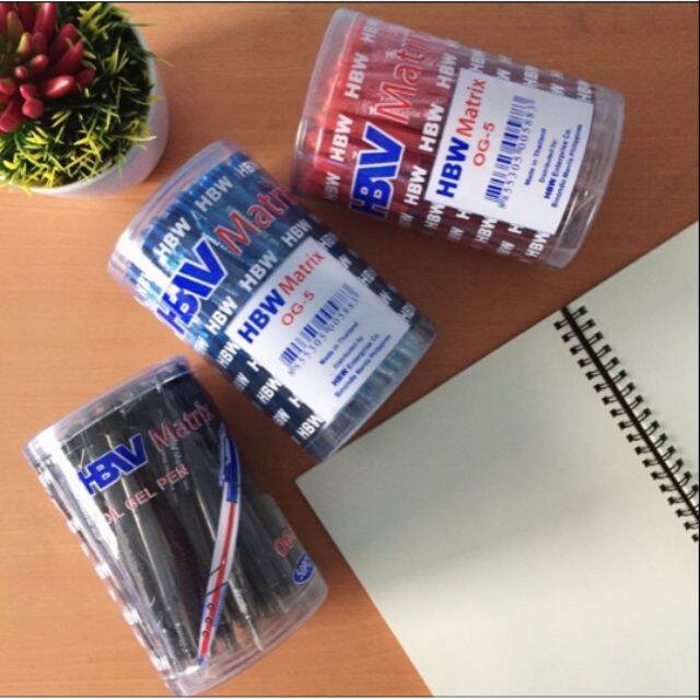 HBW Matrix Retractable OG-5 Ballpen 50pcs | Lazada PH