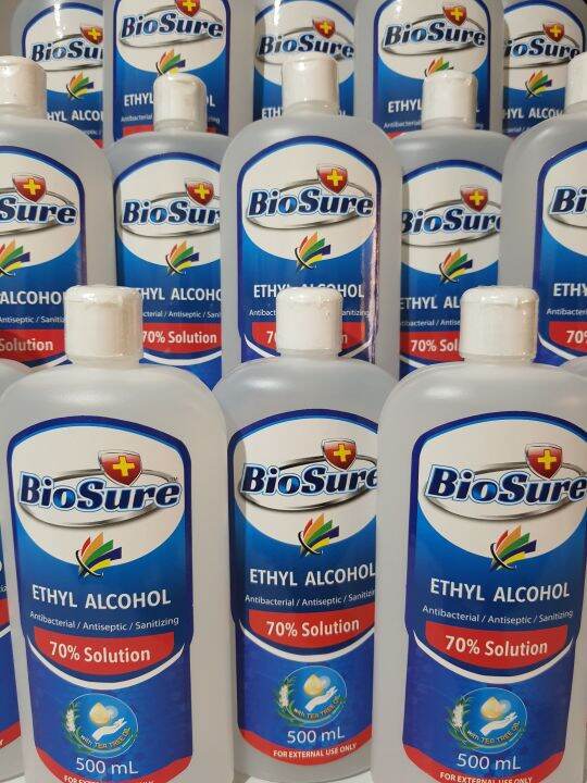 BIOSURE ETHYL ALCOHOL 70% SOLUTION ANTIBACTERIAL/ANTISEPTIC/SANITIZING ...