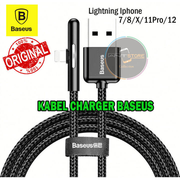 Kabel Charger Gaming Iphone 12 -11 Pro max / X / 8 / 7 Game Cable ...