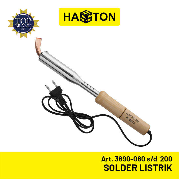 Hasston Solder Listrik Handle Kayu / Soldering Iron (3890) | Lazada ...