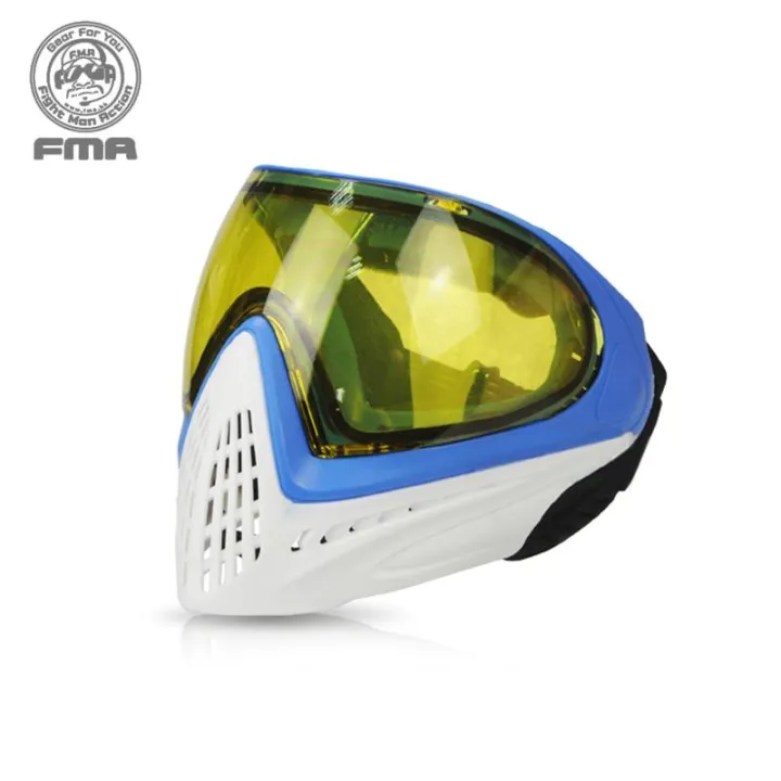 FMA F1 Full Face Safety Mask Face Guard Paintball Anti fog Goggle Mask ...