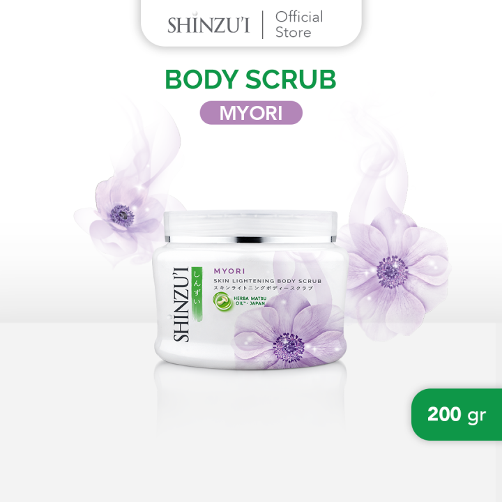Shinzui Myori Skin Lightening Body Scrub 200g | Lazada Indonesia