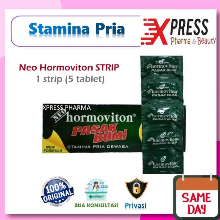 ⚡XPRESS⚡ Neo Hormoviton STRIP isi 5 Kapsul Pasak Bumi Multivitamin ...