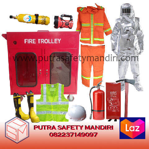 FULLSET FIRE TROLLEY SAFETY / TROLI PEMADAM KEBAKARAN / BOX K3 ...