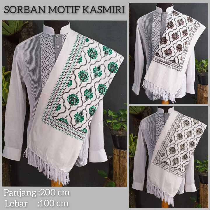 SORBAN PRIA TERBARU SORBAN SANTRI SORBAN KASHMIRI SORBAN YAMAN BAHAN ...