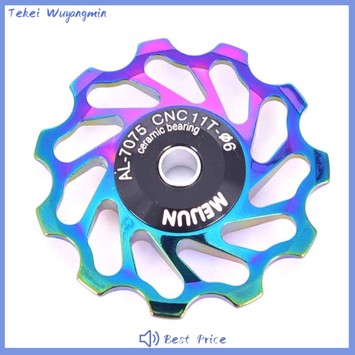 Tekei 11T 13T Bike Ceramic Pulley Aluminum Alloy Rear Derailleur ...