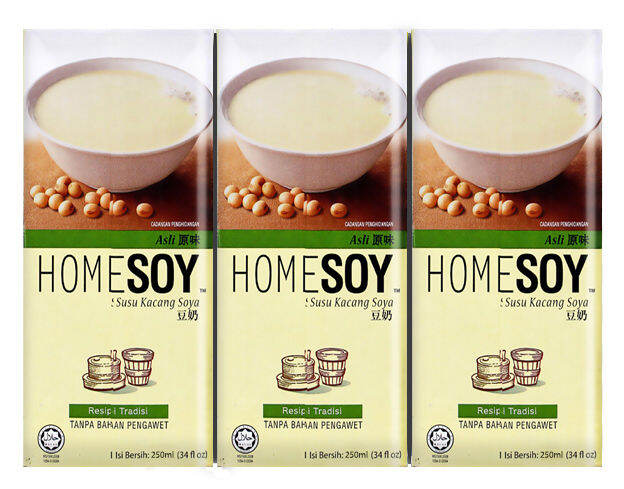 Homesoy Soya Milk Original (250ml x 6) | Lazada