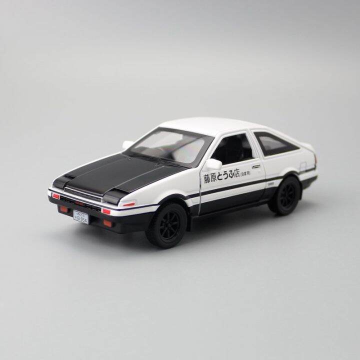 1:32 Scale Initial D Toyota AE86 ของเล่นรถ Diecast รุ่น Pull Back Sound ...
