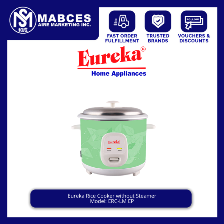 Eureka 1.5L Rice Cooker without Steamer ERC-1.5 LM EP | Lazada PH