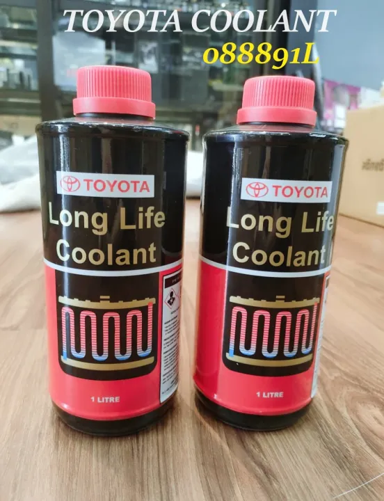 1 Botol Jamin Original Toyota Long Life Car Radiator Coolant Kereta 1L 1000mL UMW Genuine Toyota ...