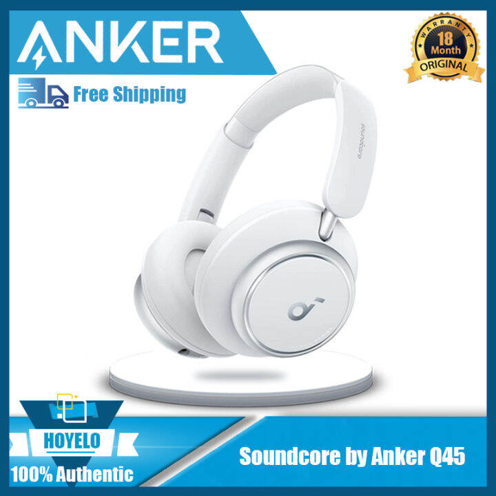 Soundcore by Anker Space Q45 Adaptive Noise Cancelling Headphones, Reduce Noise by Up to 98% ...