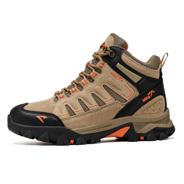 Sepatu Gunung / Hiking Boot SNTA 494 Krem Semi Waterproof New Series ...