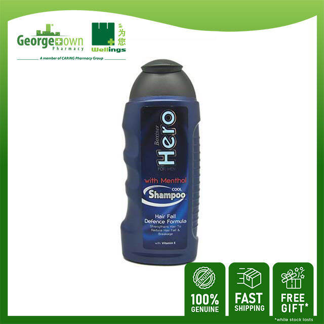 BOXISER HERO FOR MEN WITH MENTHOL COOL SHAMPOO 300ML | Lazada